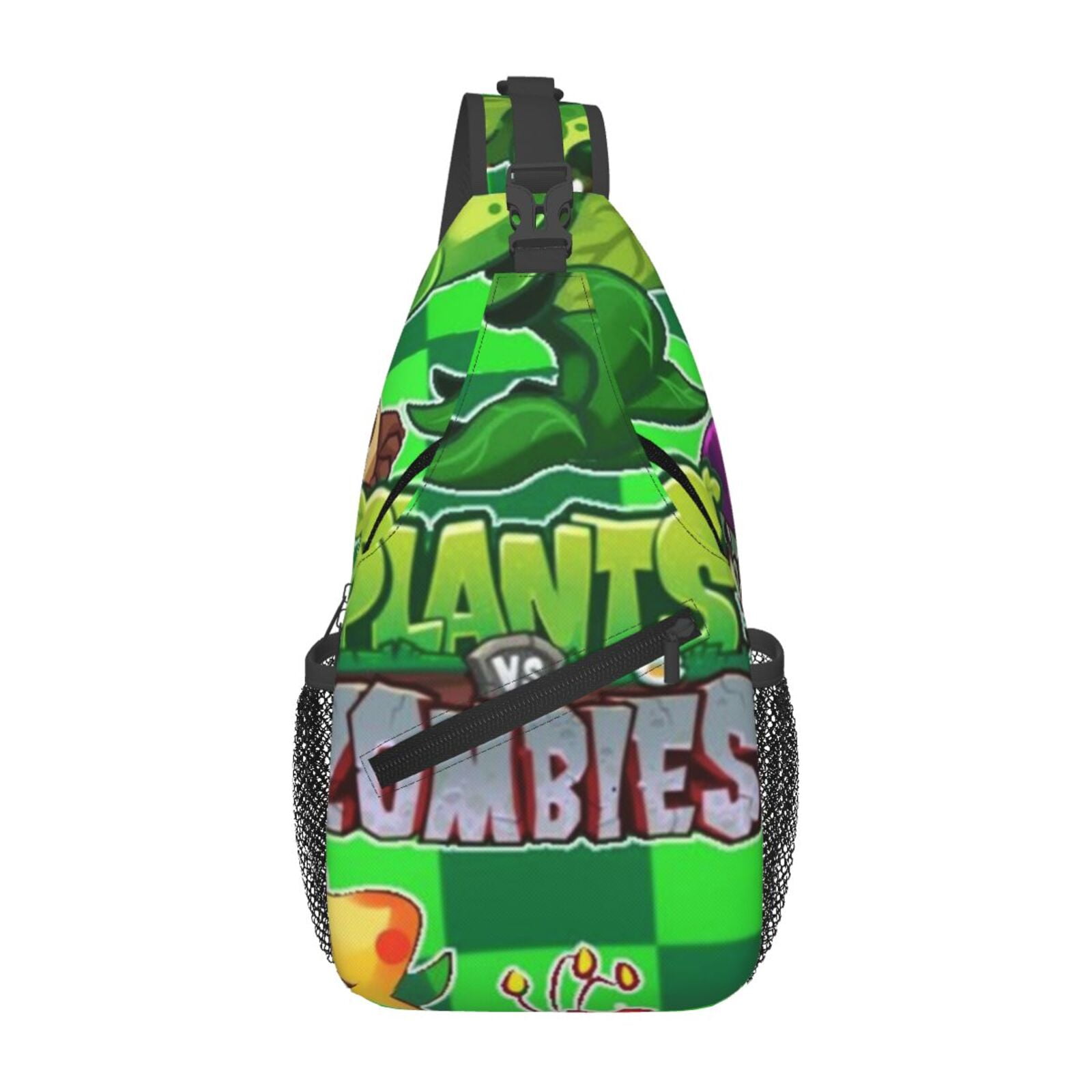 Plants Vs Zombies Crossbody Bag Casual Sling Backpack Chest Bag ...