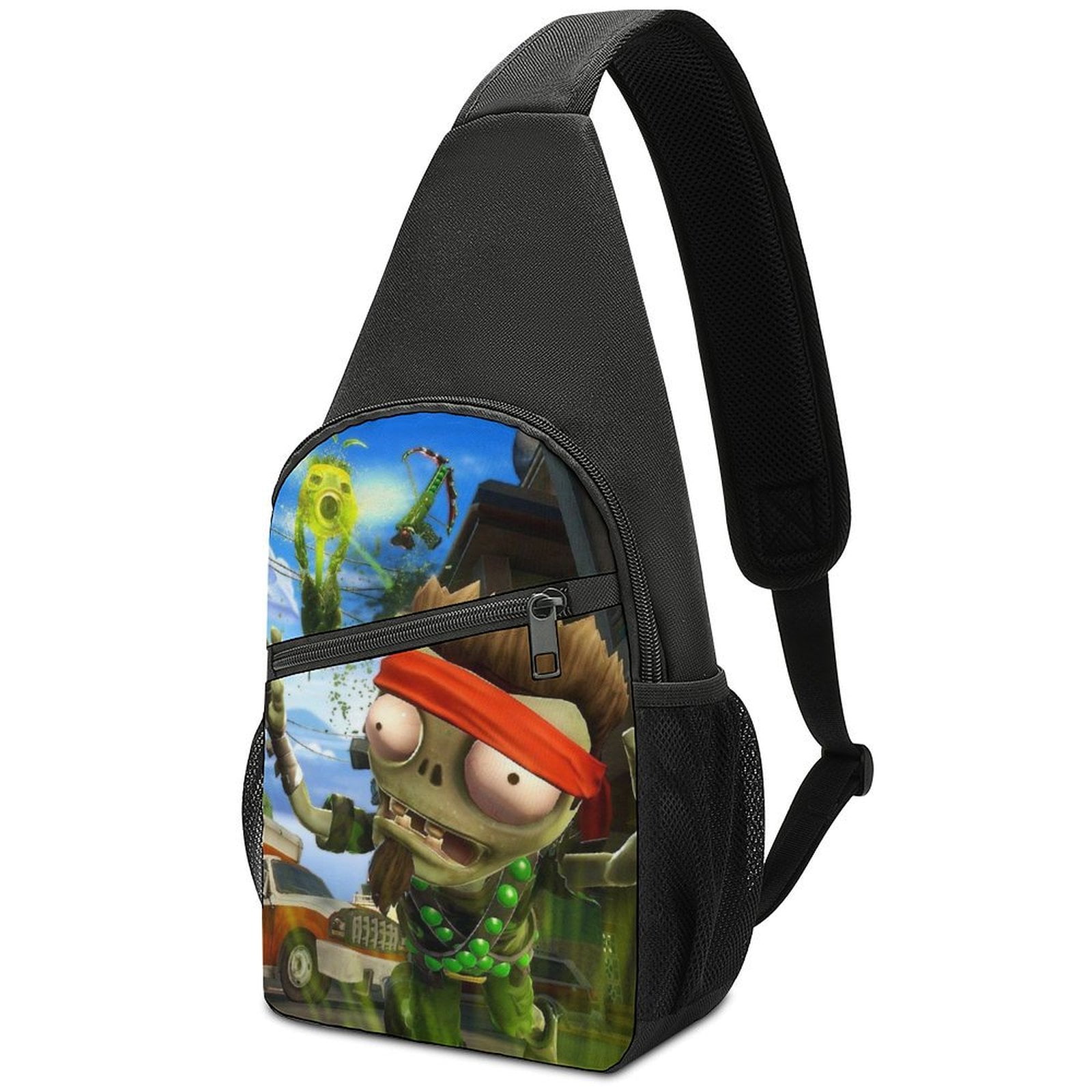 Plants Vs Zombies Crossbody Bags for Women Trendy, Sling Bag for Men ...