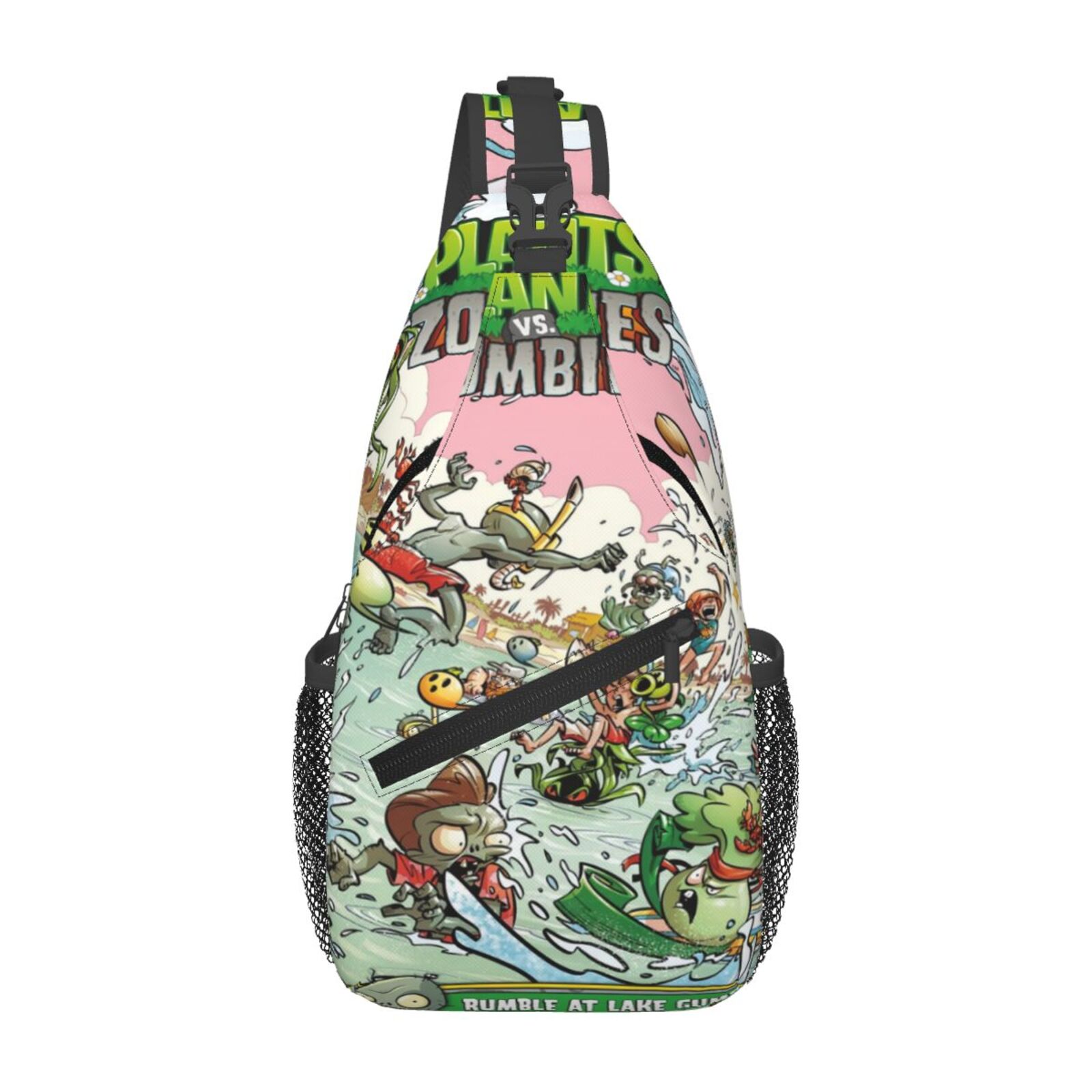 Plants Vs Zombies Crossbody Sling Backpack for Women Men Gifts ...