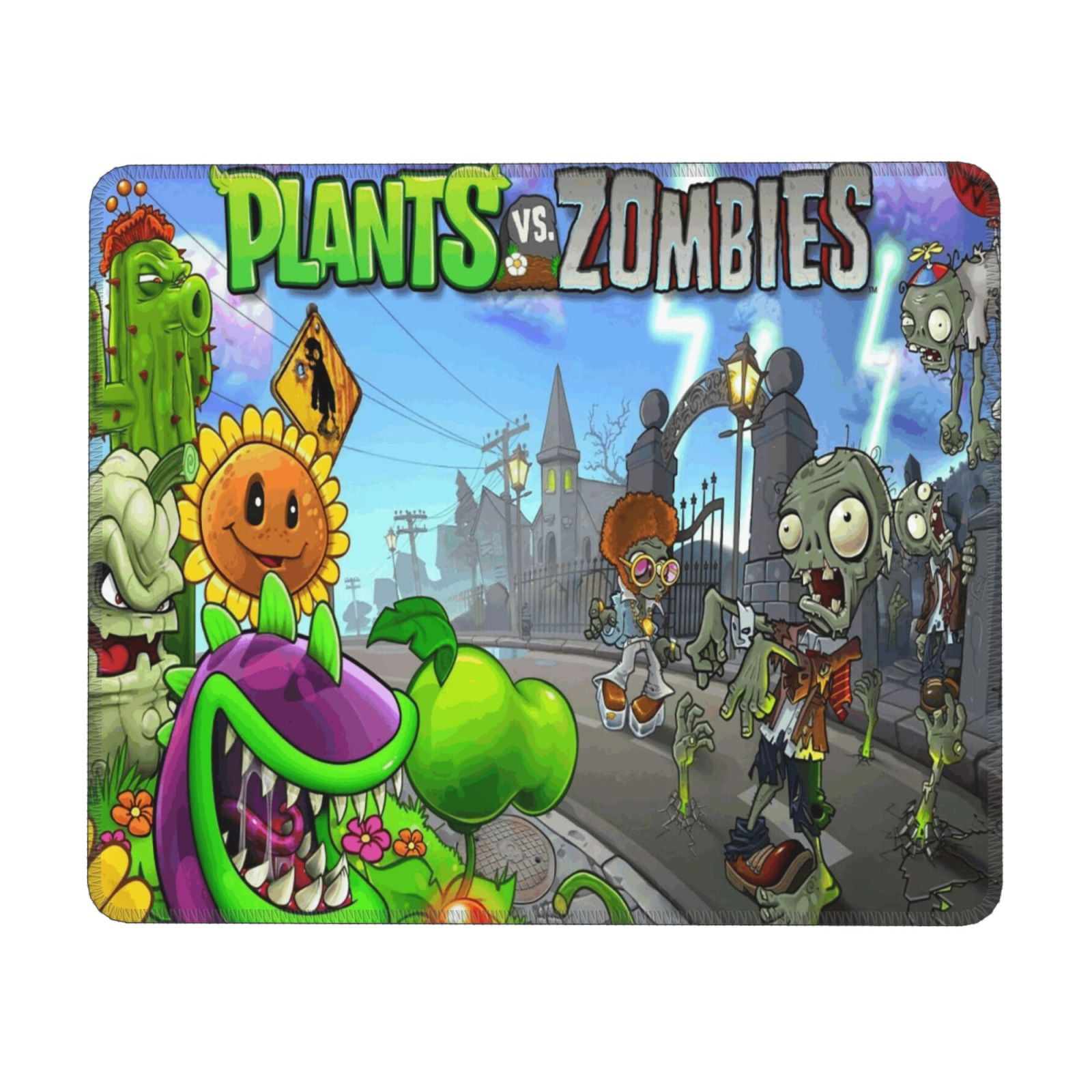 Plants Vs Zombies Desk Mat, Gaming Mouse Pad Mat with Non-Slip Base ...