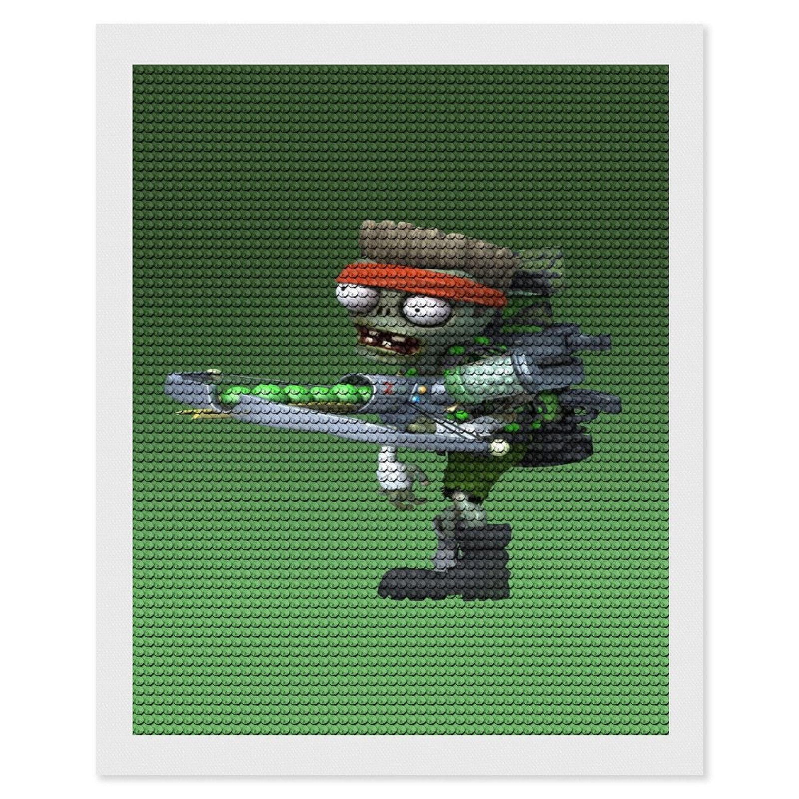Plants Vs Zombies Diamond Art Kits for Adults Diamond Art Gem Art ...