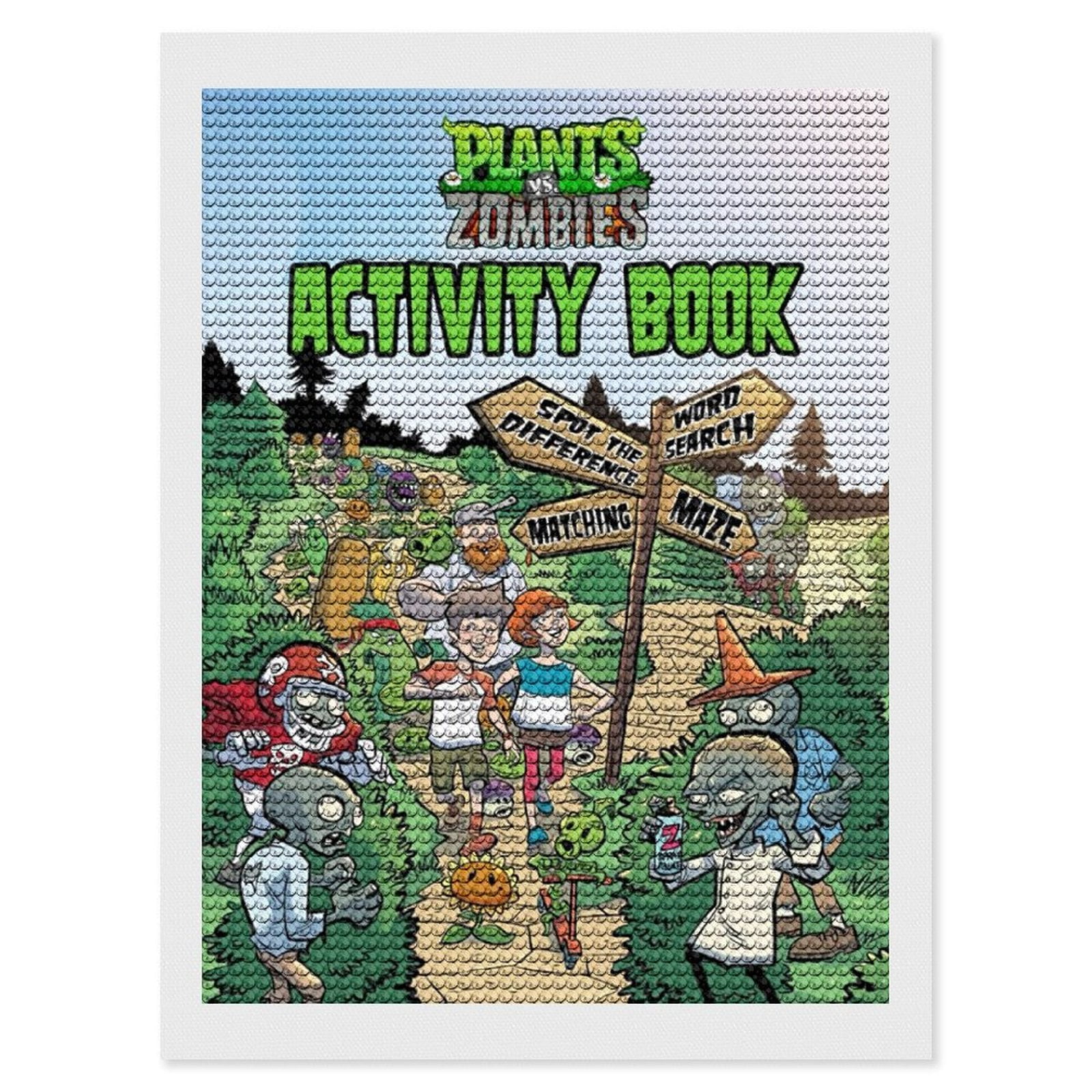 Plants Vs Zombies Diamond Art Kits for Adults Diamond Art Gem Art ...