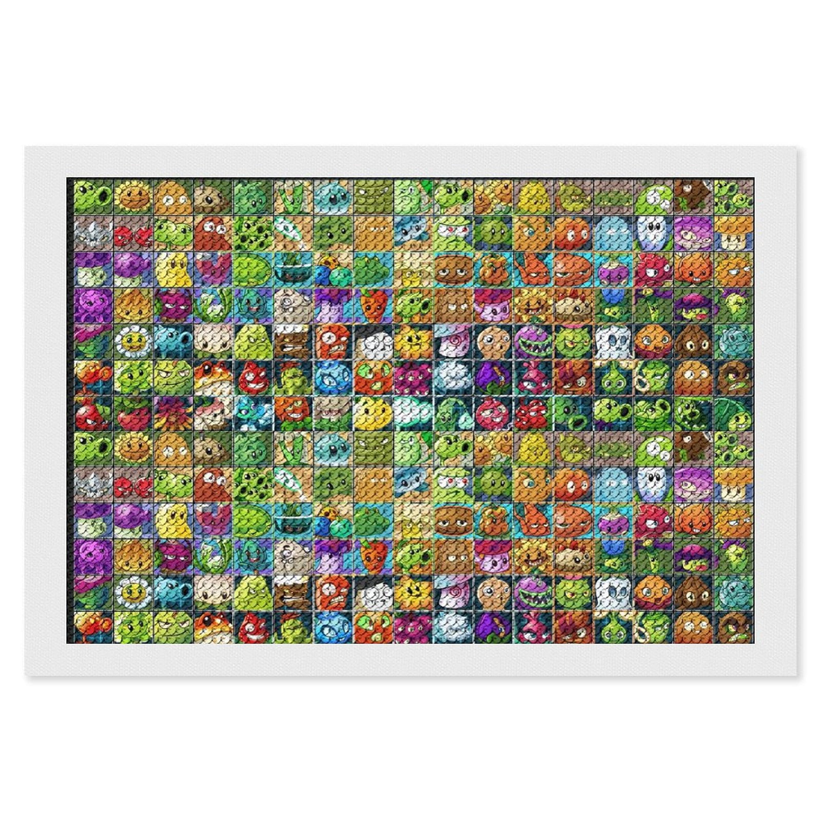 Plants Vs Zombies Diamond Art Kits for Adults Diamond Art Gem Art ...