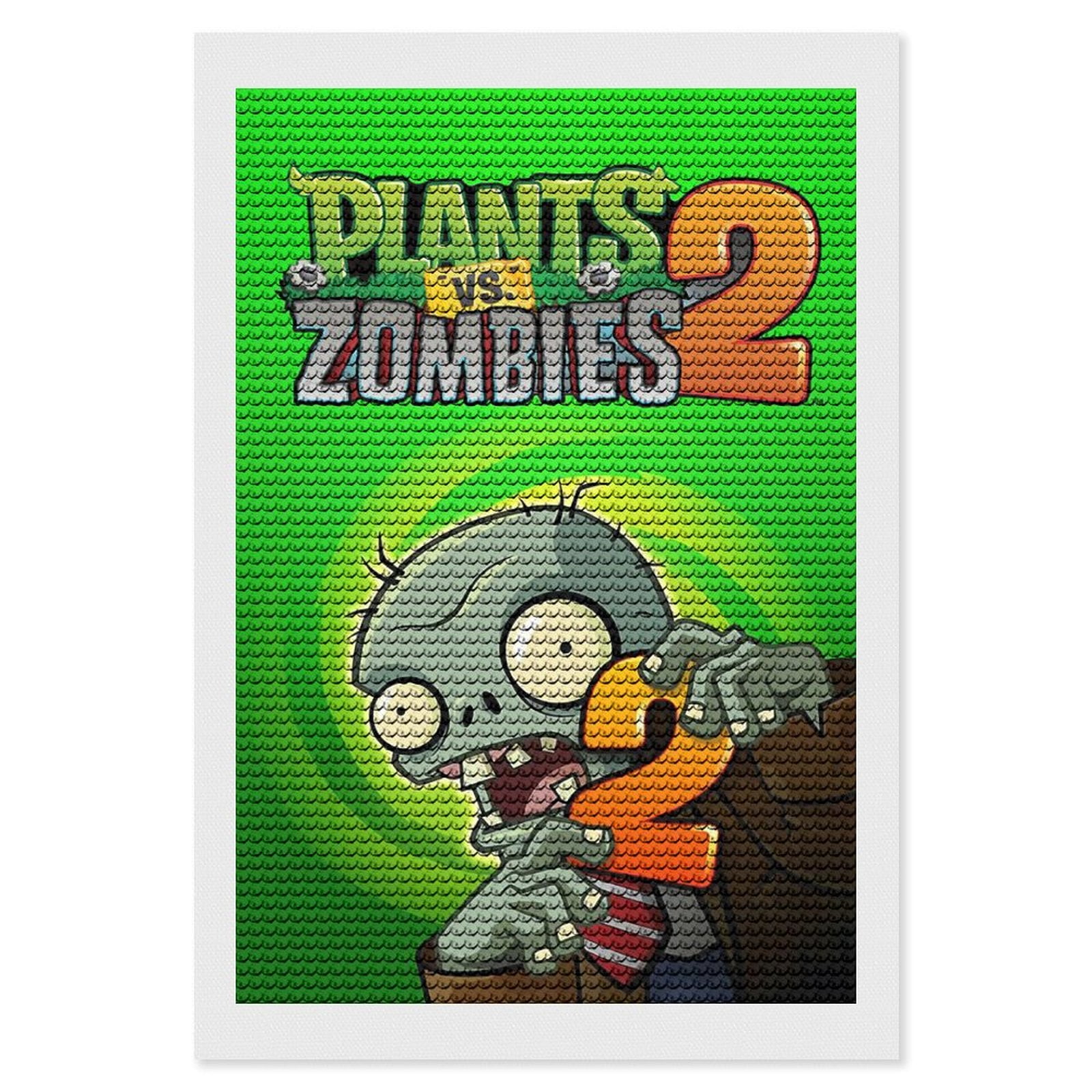 Plants Vs Zombies Diamond Art Kits for Adults Diamond Art Gem Art ...