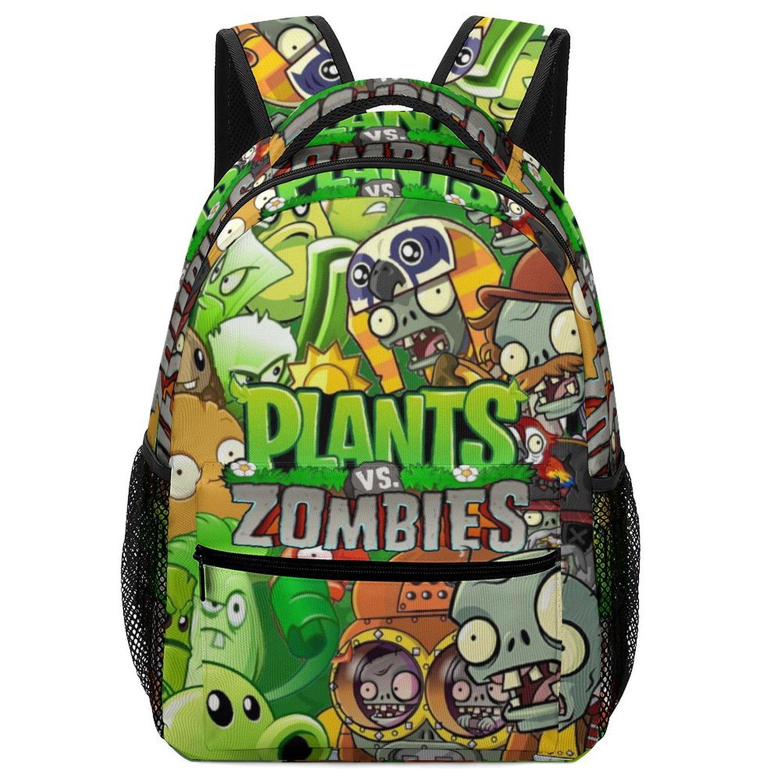 Plants Vs Zombies Fashion Bookbag Multifunctional School Bag Pocket ...