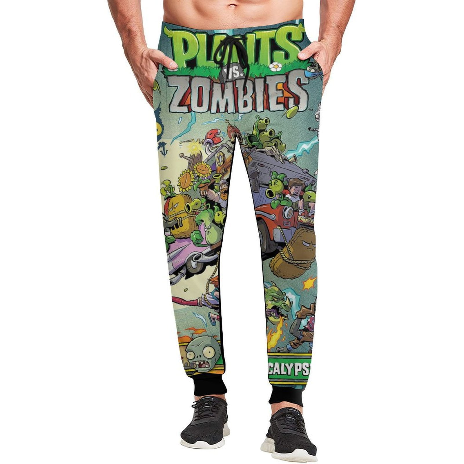 Plants Vs. Zombies Game Mens Sweatpants Joggers Pants Trousers Daily ...