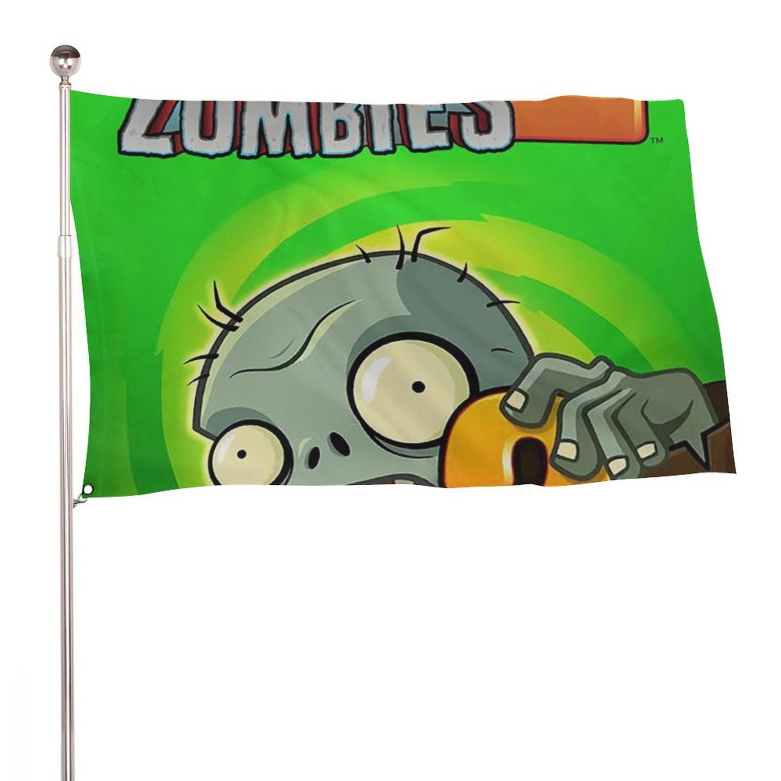Plants Vs Zombies Garden Banner - House Outdoor Flag for Yard And Lawn ...