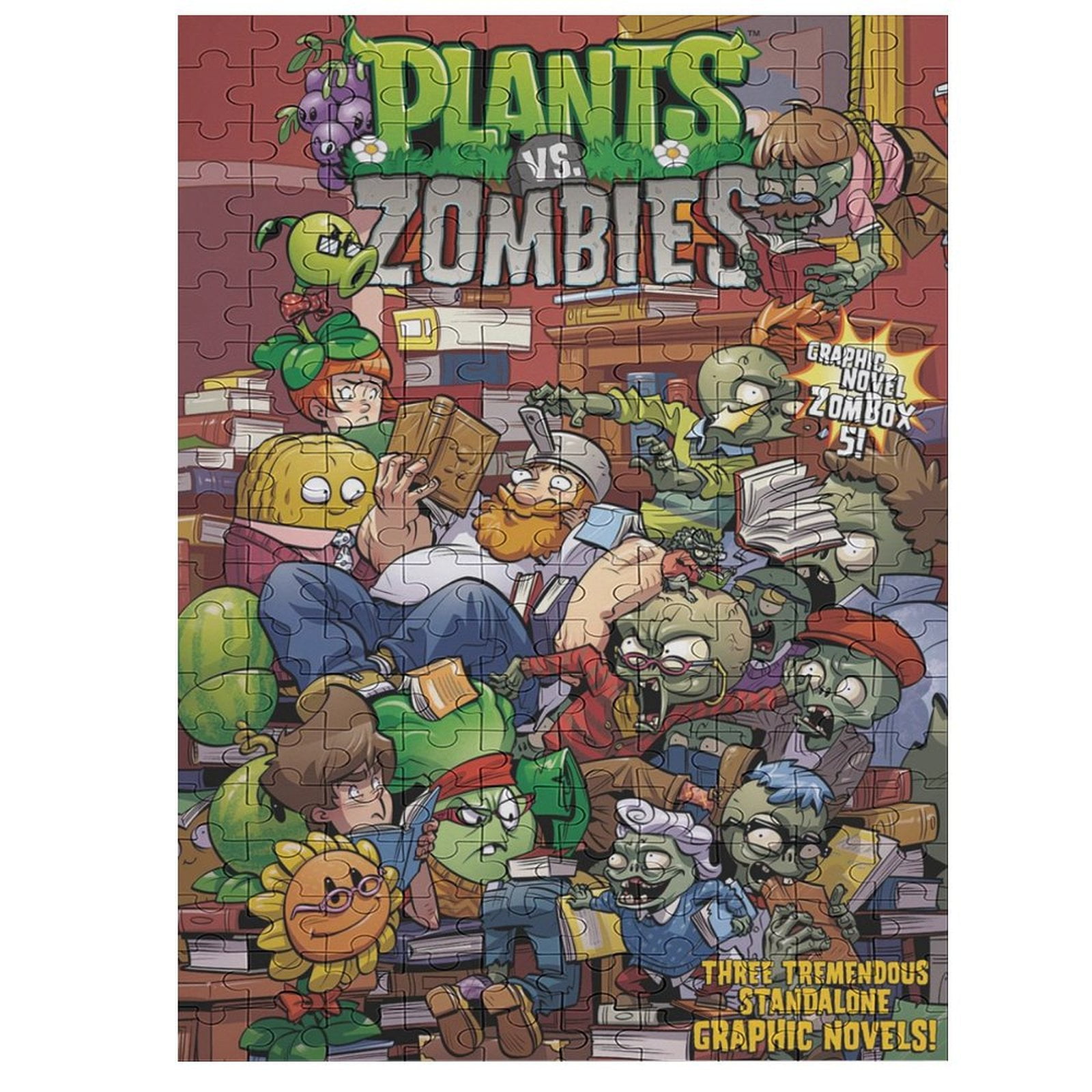Plants Vs Zombies Jigsaw Puzzle 200 Piece Art Puzzles for Adults Kids ...