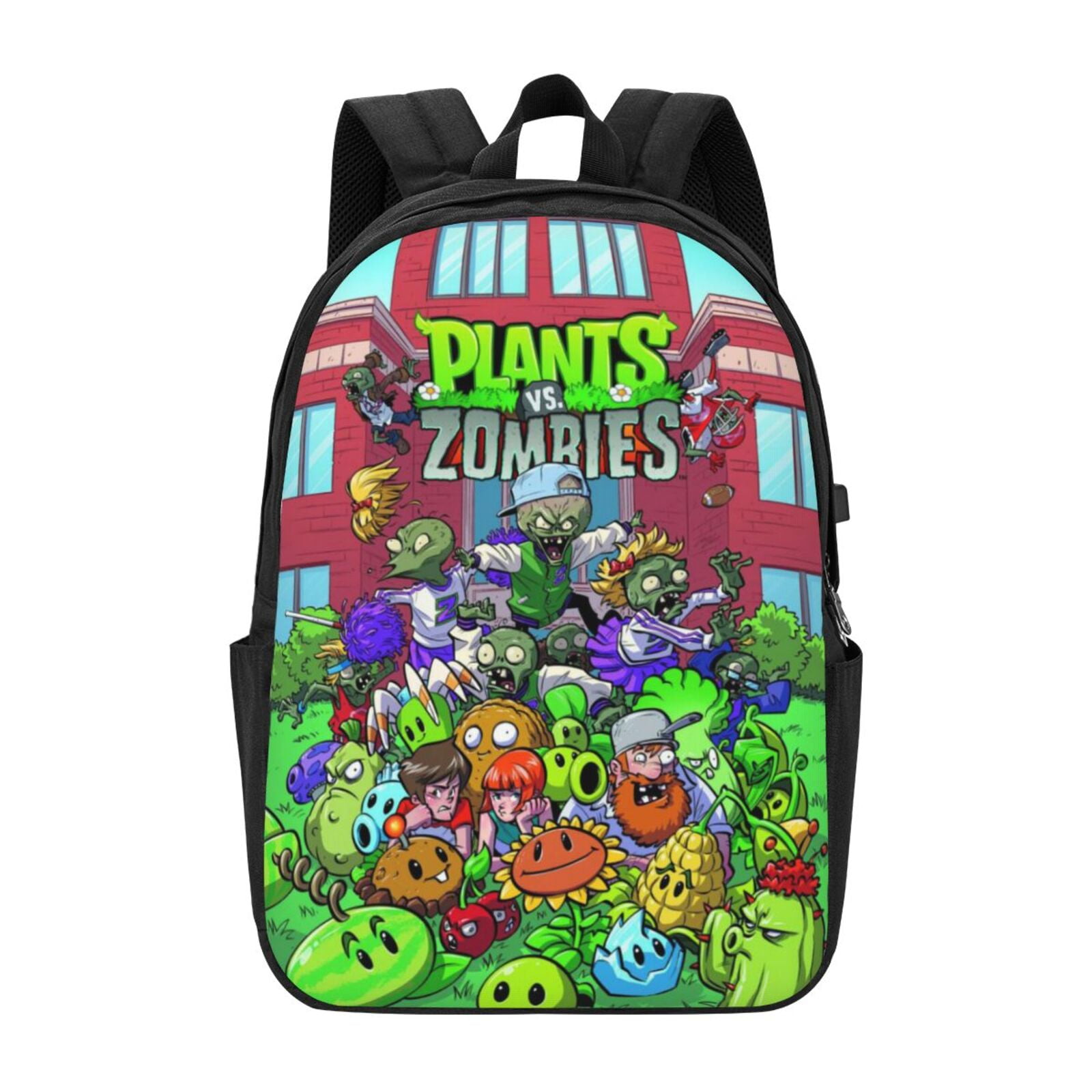 Plants Vs Zombies Laptop Backpack, Water Resistant Daypack Backpack ...