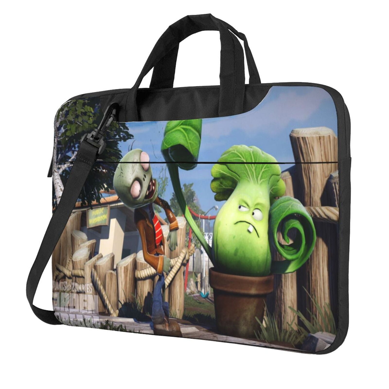 Plants Vs Zombies Laptop Bag Case, 13 inch Computer Bag Laptop Shoulder ...