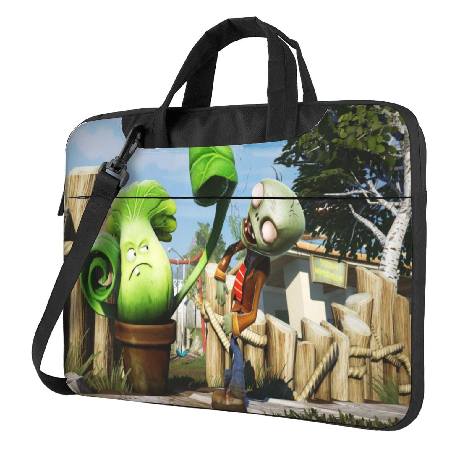 Plants Vs Zombies Laptop Bag Case, 14 inch Computer Bag Laptop Shoulder ...