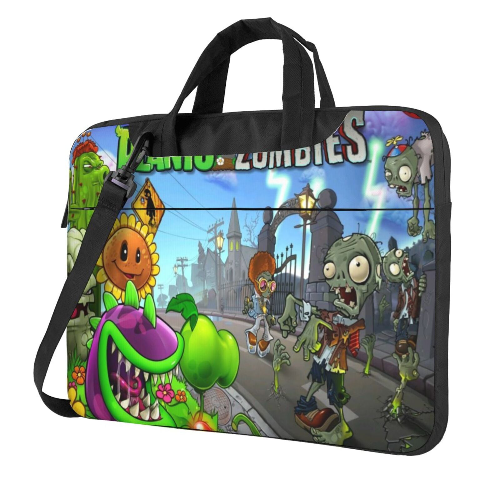 Plants Vs Zombies Laptop Bag Case, 14 inch Computer Bag Laptop Shoulder ...