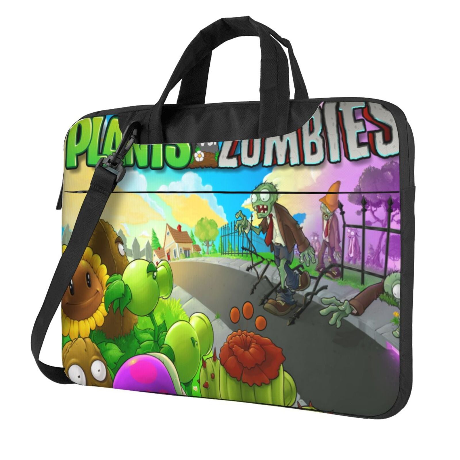 Plants Vs Zombies Laptop Bag Case, 15.6 inch Computer Bag Laptop Shoulder Carrying Bag Case ...