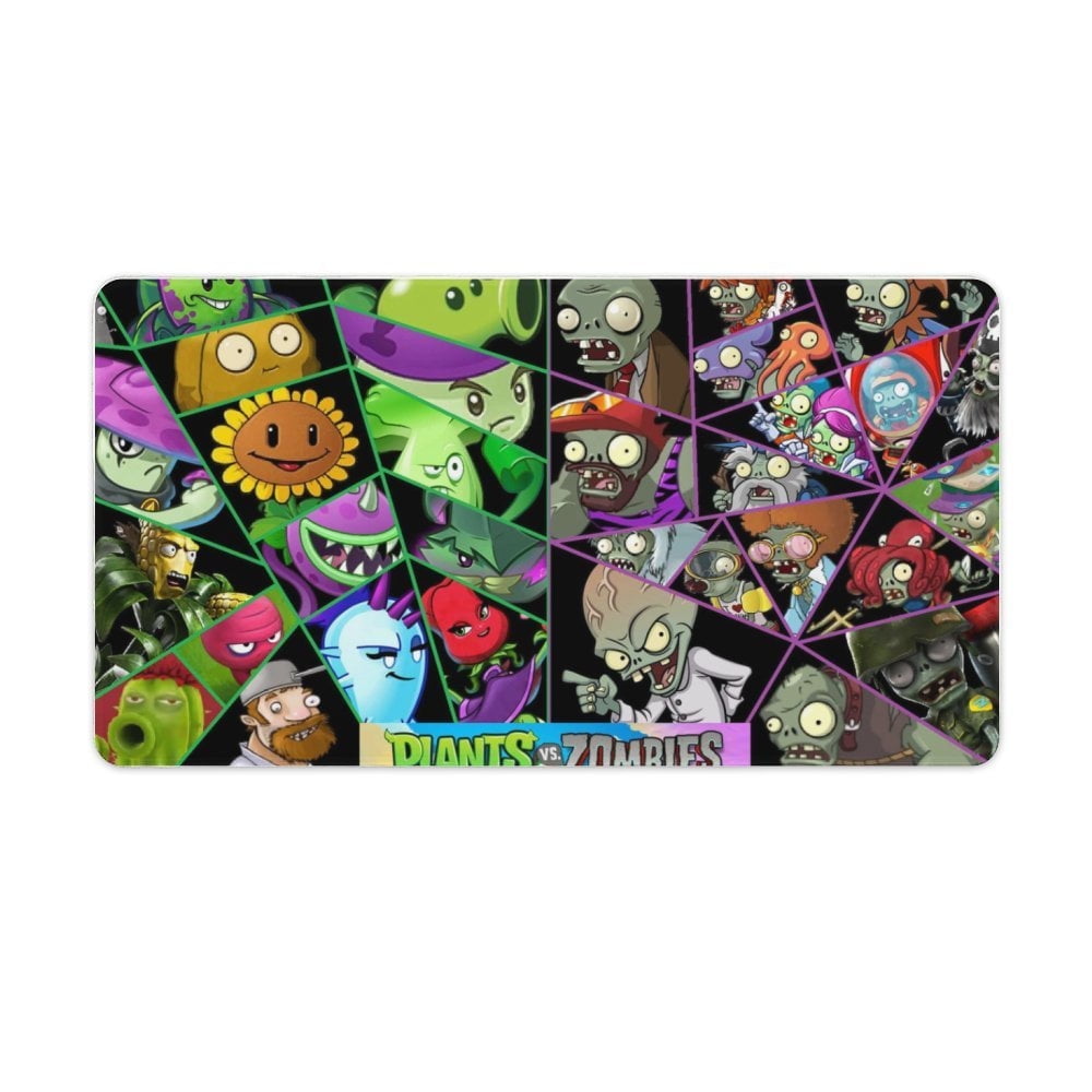Plants Vs Zombies Large Gaming Mouse Pad for Desk, Big Mouse Pad Gaming ...