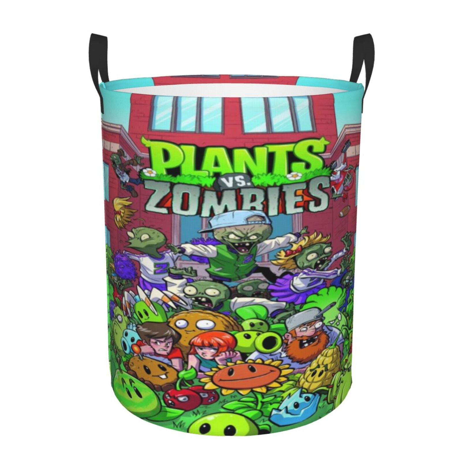 Plants vs Zombi-e Laundry Hamper Laundrys Basket Large Waterproof ...