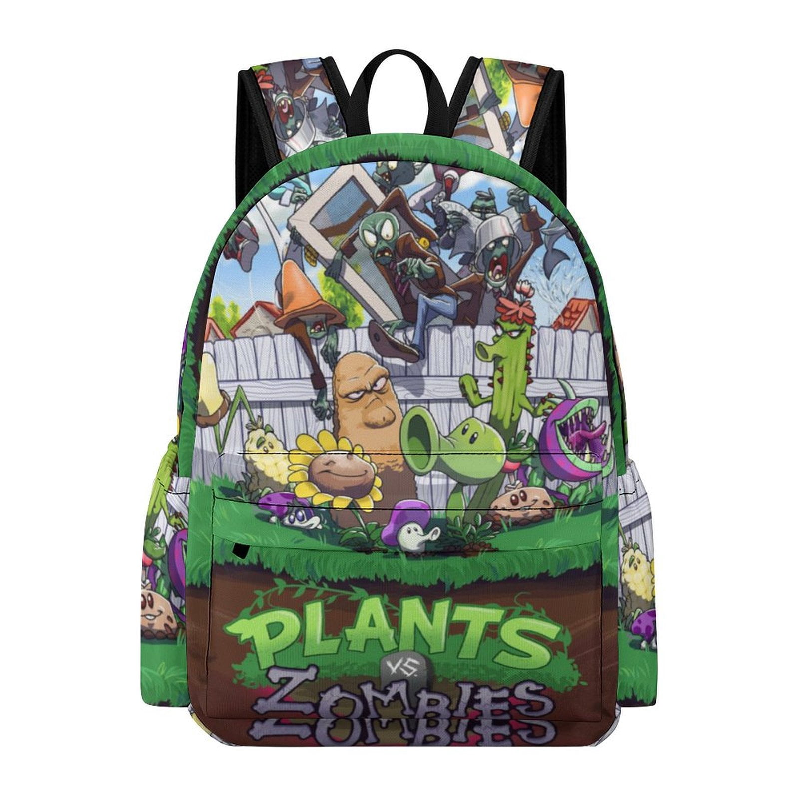 Plants Vs Zombies Leisure Backpack 3D Printing Cute School Backpacks ...
