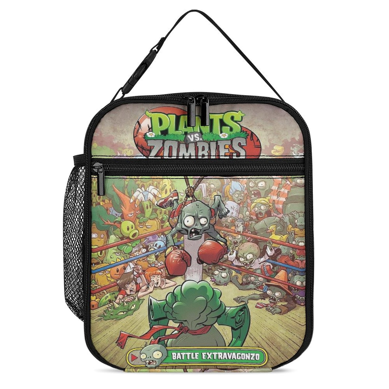 Plants Vs Zombies Lunch Bag Insulated, Lunch Box Bag, Reusable Lunch ...