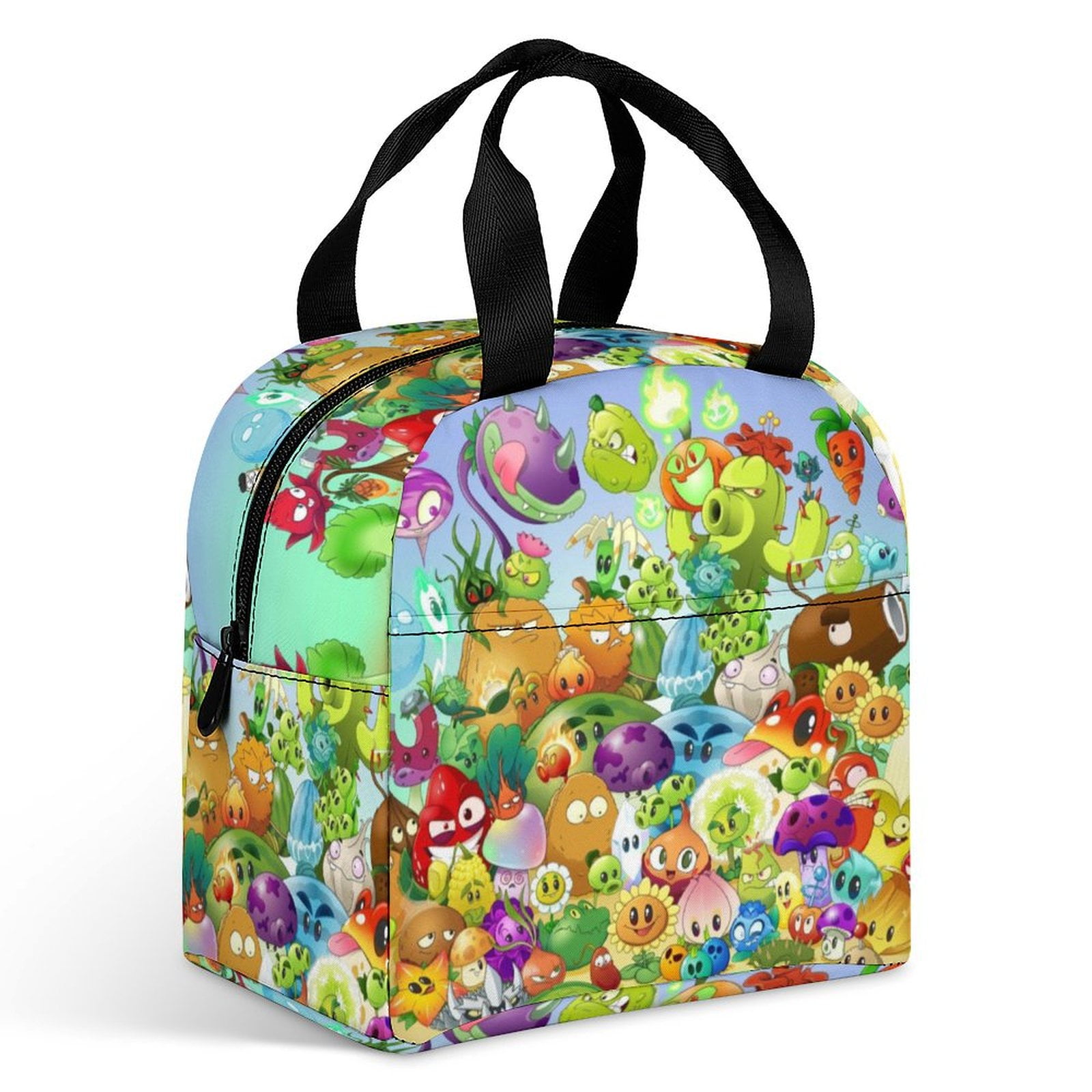 Plants Vs Zombies Lunch Bag Insulated, Lunch Box Bag, Reusable Lunch ...