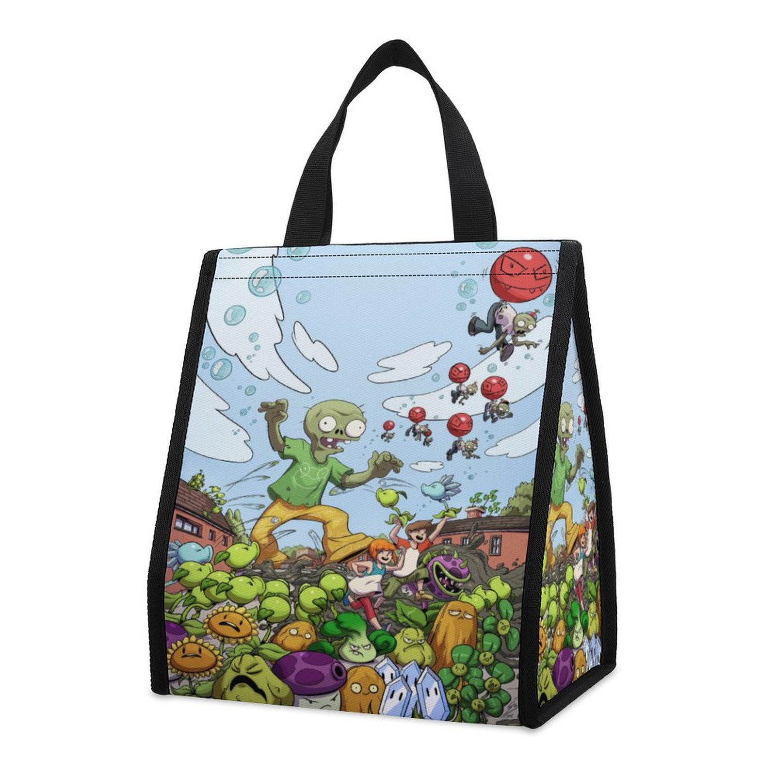 Plants Vs Zombies Lunch Bag Insulated, Lunch Box Bag, Reusable Lunch ...