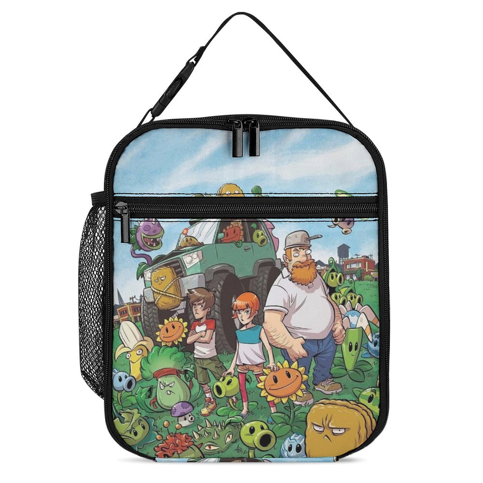 Plants Vs Zombies Lunch Bag Insulated Lunch Box Meal Cooler Bag ...
