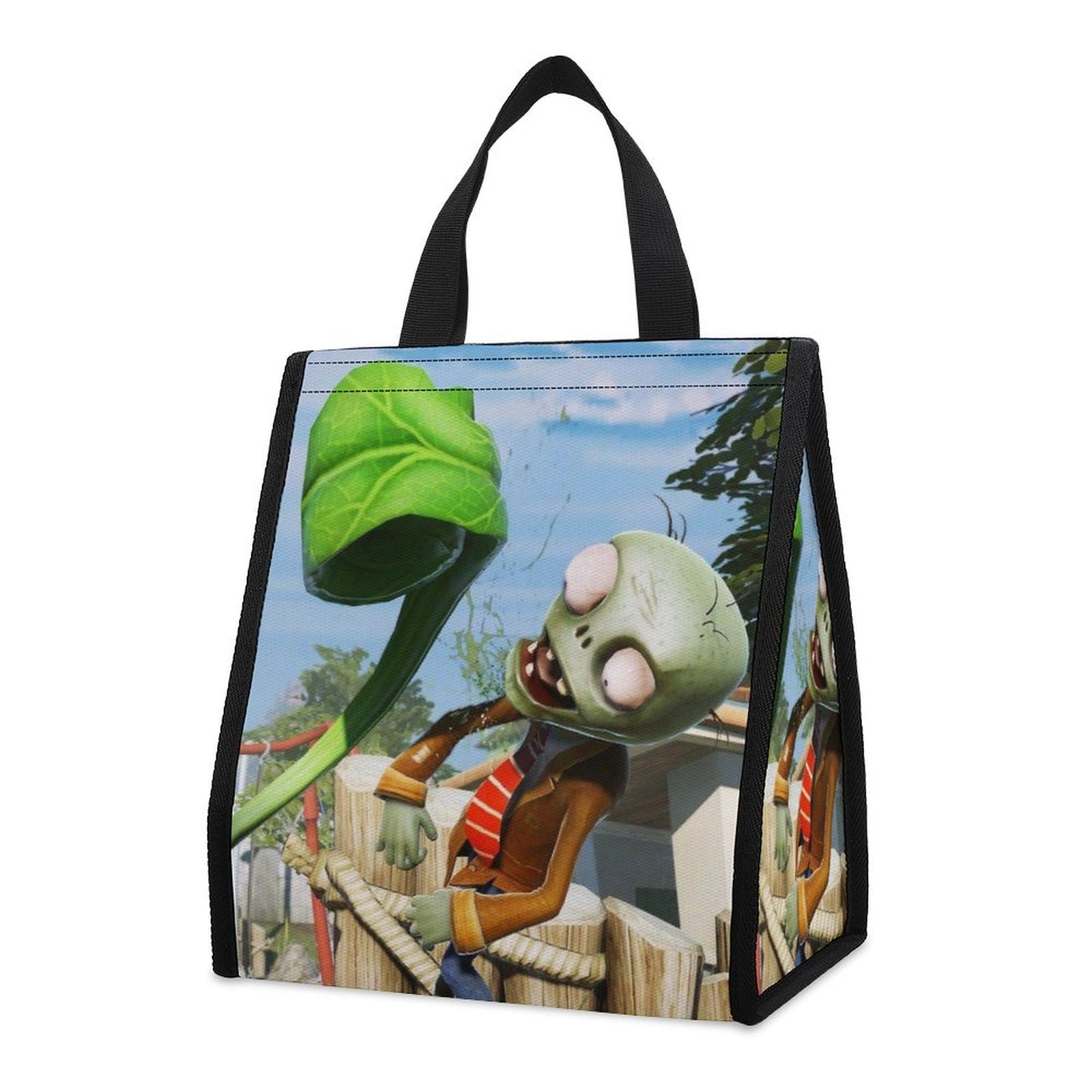 Plants Vs Zombies Lunch Bag, Insulated Lunch Tote Large Lunch Box ...