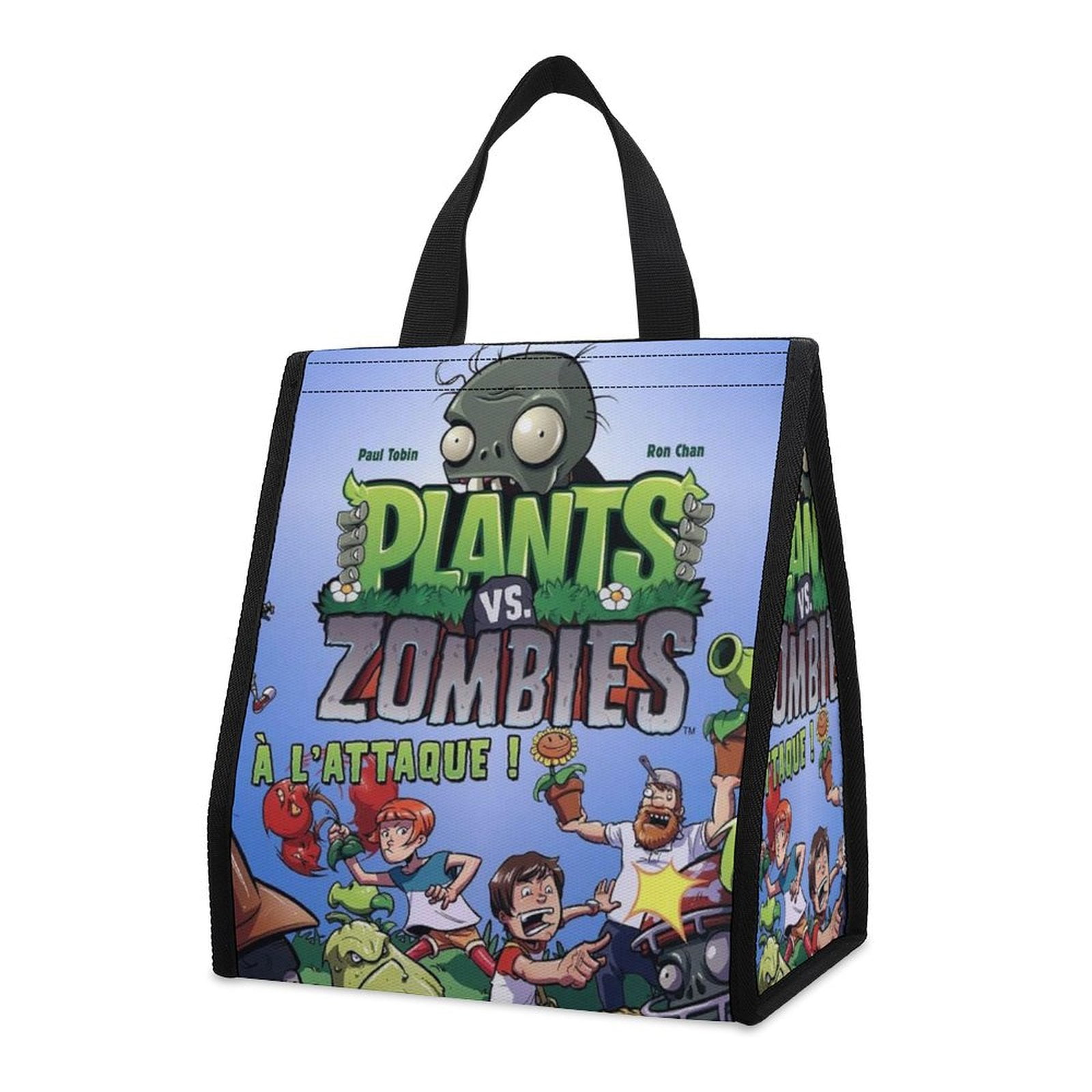 Plants Vs Zombies Lunch Bag, Insulated Lunch Tote Large Lunch Box ...