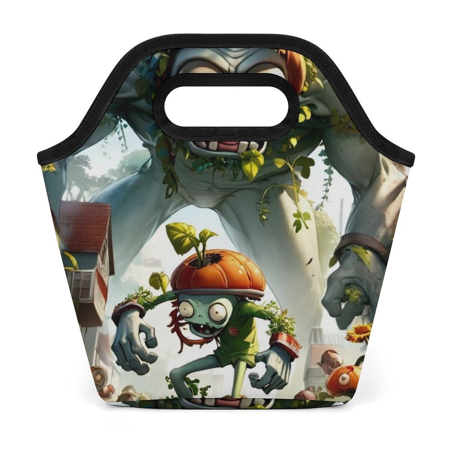 Plants Vs Zombies Lunch Bag, Insulated Lunch Tote Large Lunch Box ...
