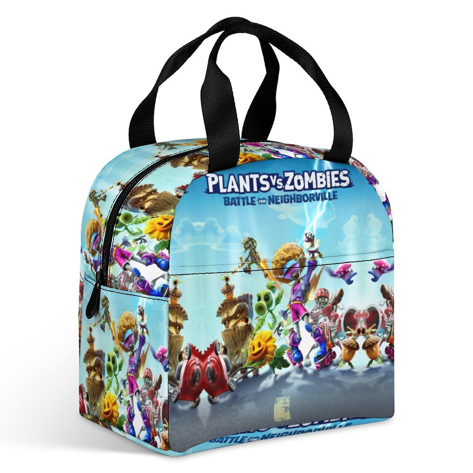 Plants Vs Zombies Lunch Bag, Insulated Lunch Tote Large Lunch Box ...