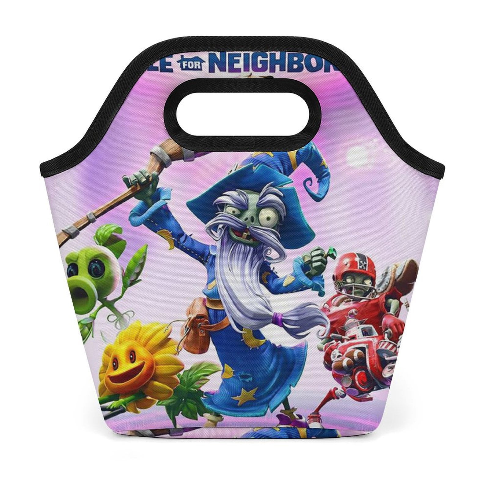 Plants Vs Zombies Lunch Bag, Insulated Lunch Tote Large Lunch Box ...