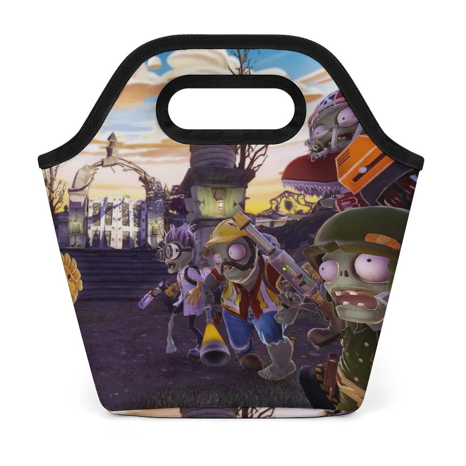 Plants Vs Zombies Lunch Bag, Insulated Lunch Tote Large Lunch Box ...