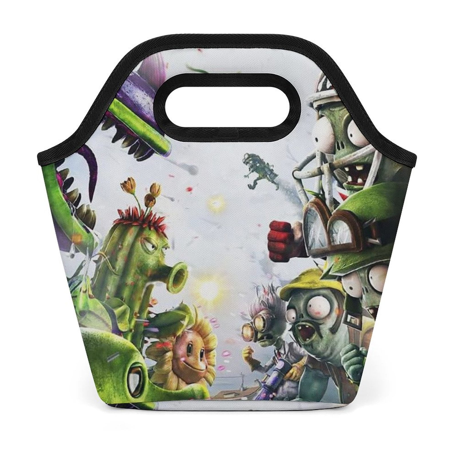 Plants Vs Zombies Lunch Bag, Insulated Lunch Tote Large Lunch Box ...