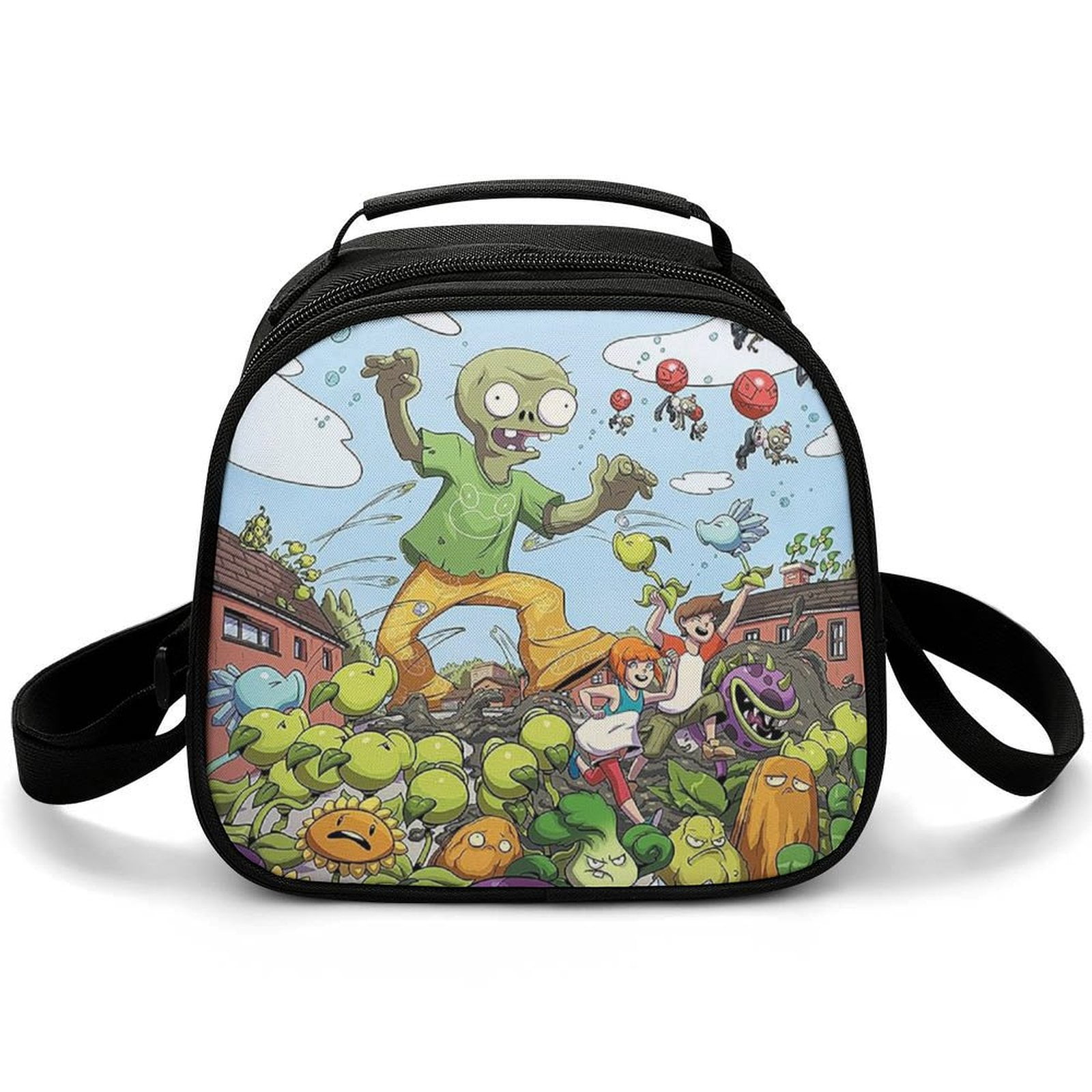 Plants Vs Zombies Lunch Bag, Insulated Lunch Tote Large Lunch Box ...