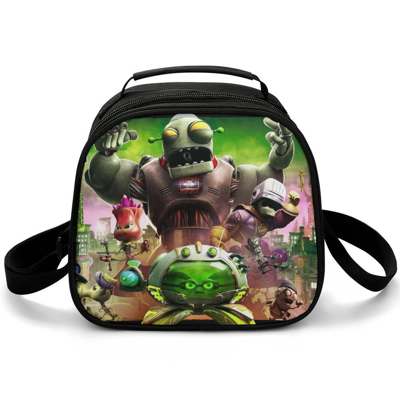 Plants Vs Zombies Lunch Bag, Insulated Lunch Tote Large Lunch Box ...