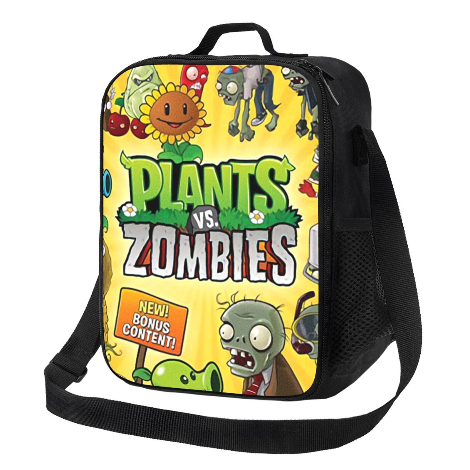 Plants Vs Zombies Lunch Bags Insulated Lunch Box Container Adjustable ...
