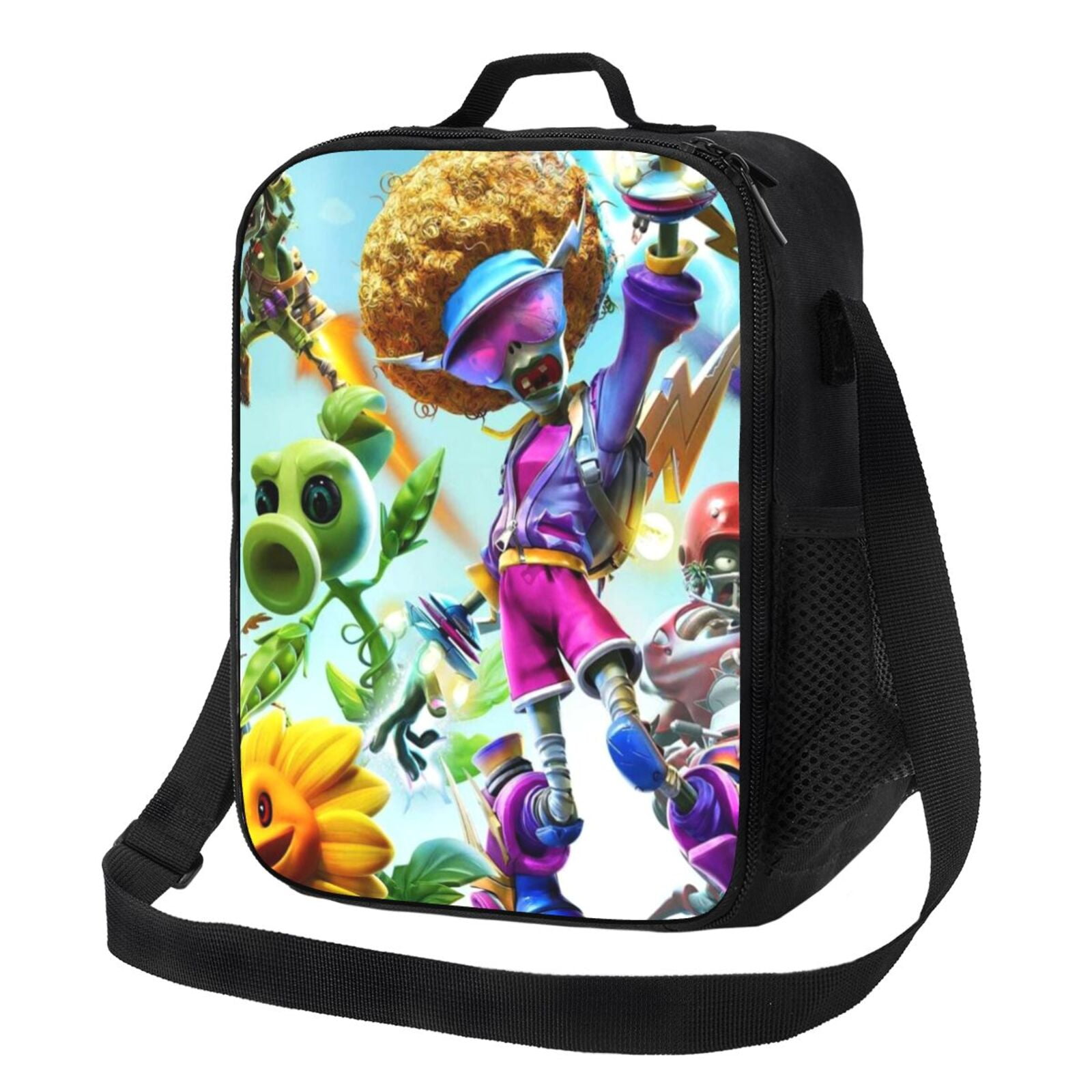 Plants Vs Zombies Lunch Bags Insulated Lunch Box Container Adjustable ...