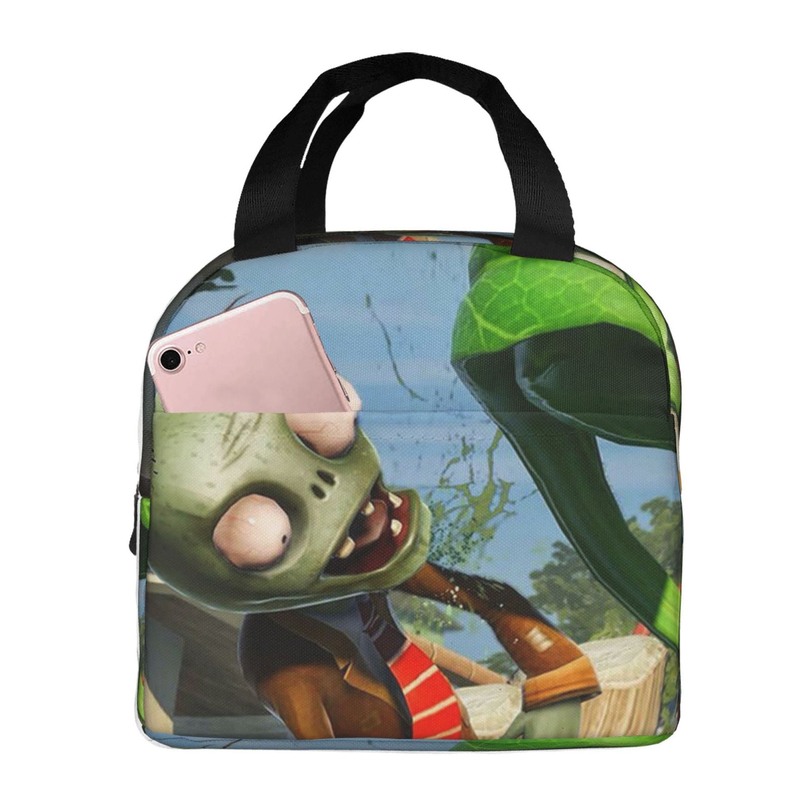 Plants Vs Zombies Lunch Box Reusable Lunch Bag Insulated Portable Lunch ...
