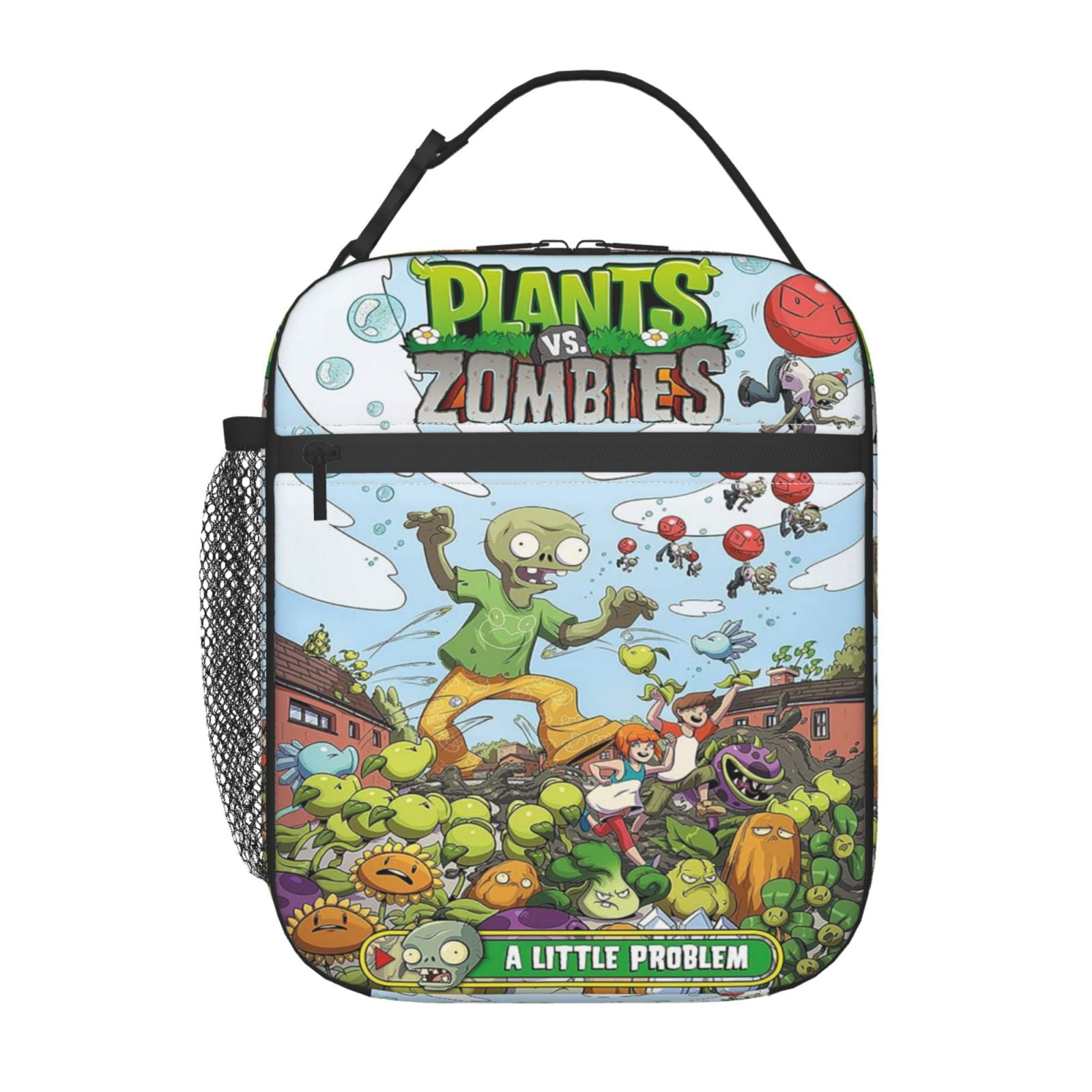 Plants Vs Zombies Lunch Box Reusable Lunch Bag Insulated Portable Lunch ...