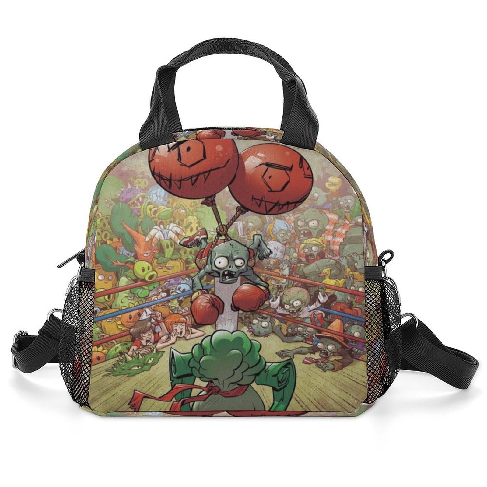 Plants Vs Zombies Lunch Box Reusable Lunch Bag Insulated Portable Lunch ...