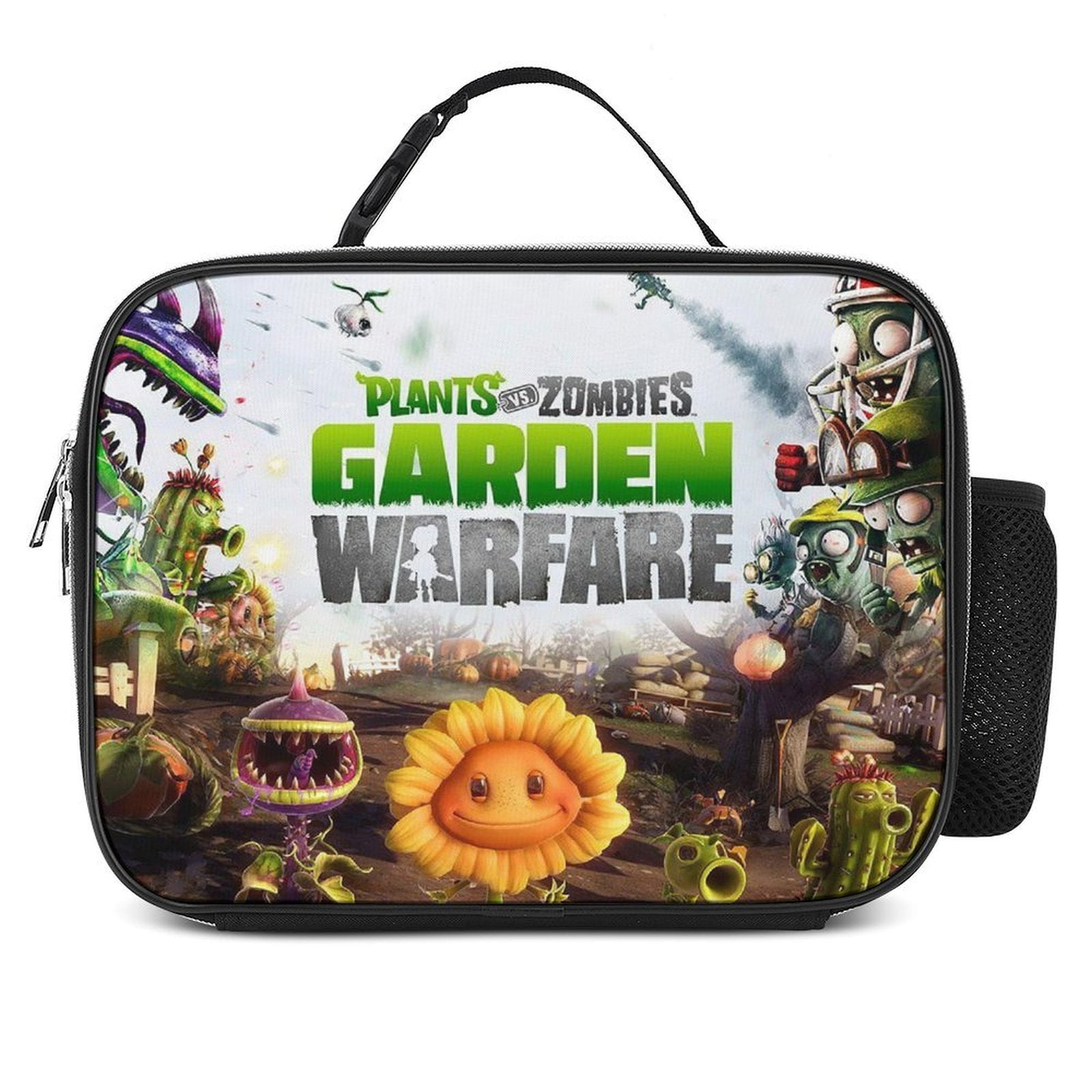 Plants Vs Zombies Lunch Box Reusable Lunch Bag Insulated Portable Lunch ...