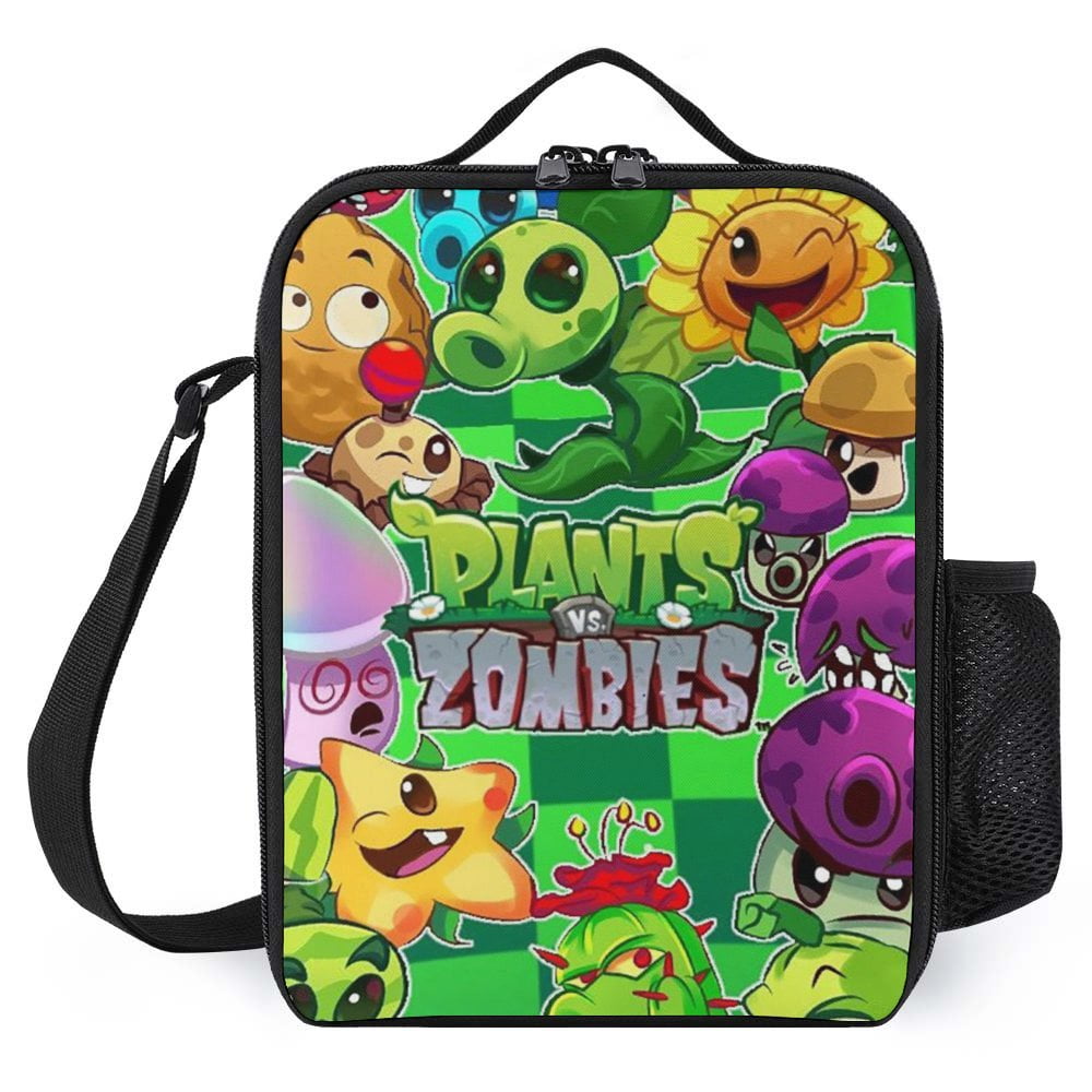 Plants Vs Zombies Lunch Box Reusable Lunch Bag Insulated Portable Lunch ...