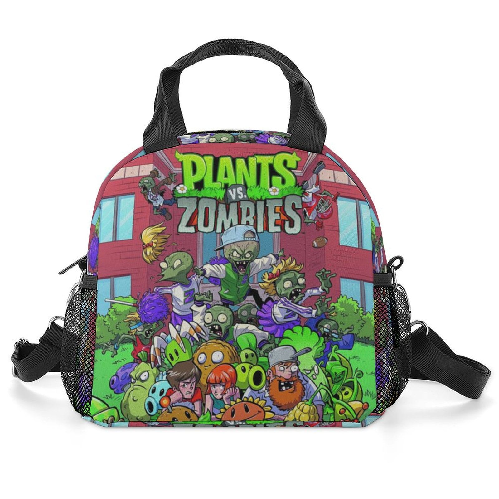 Plants Vs Zombies Lunch Box Reusable Lunch Bag Insulated Portable Lunch ...