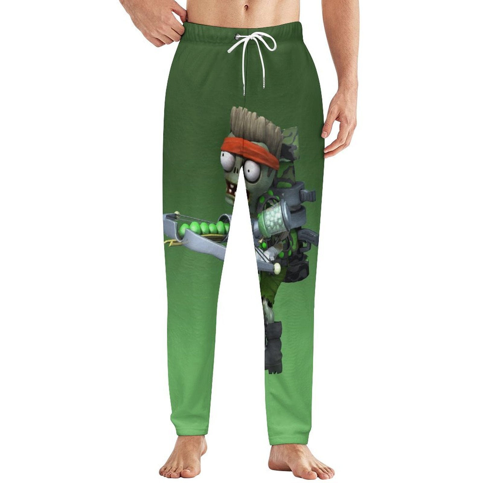 Plants Vs Zombies Mens Pajama Pants Microfleece Pajama Bottoms ...