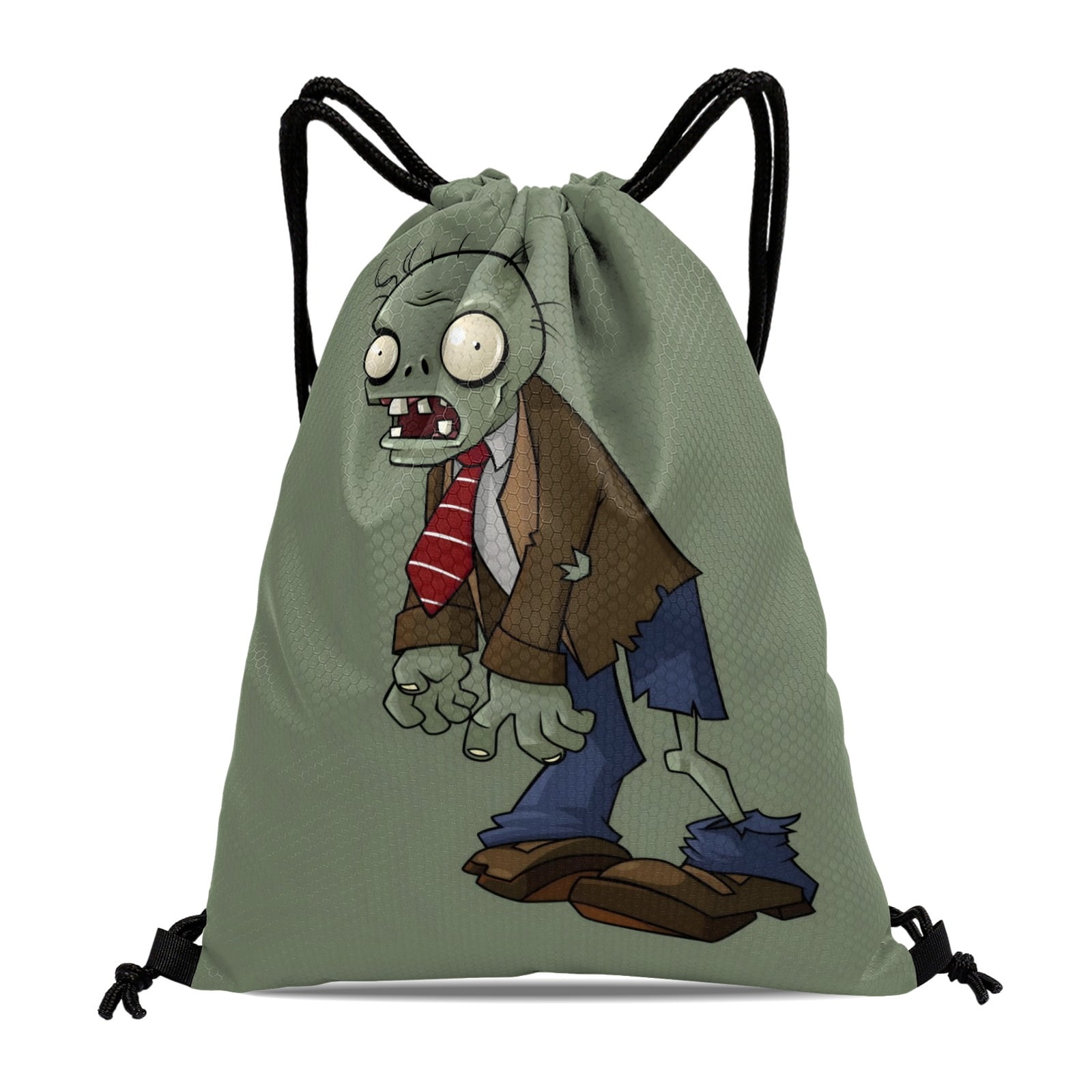 Plants Vs. Zombies Pattern With Drawstring Pocket 15.7 * 17.75 Inches ...