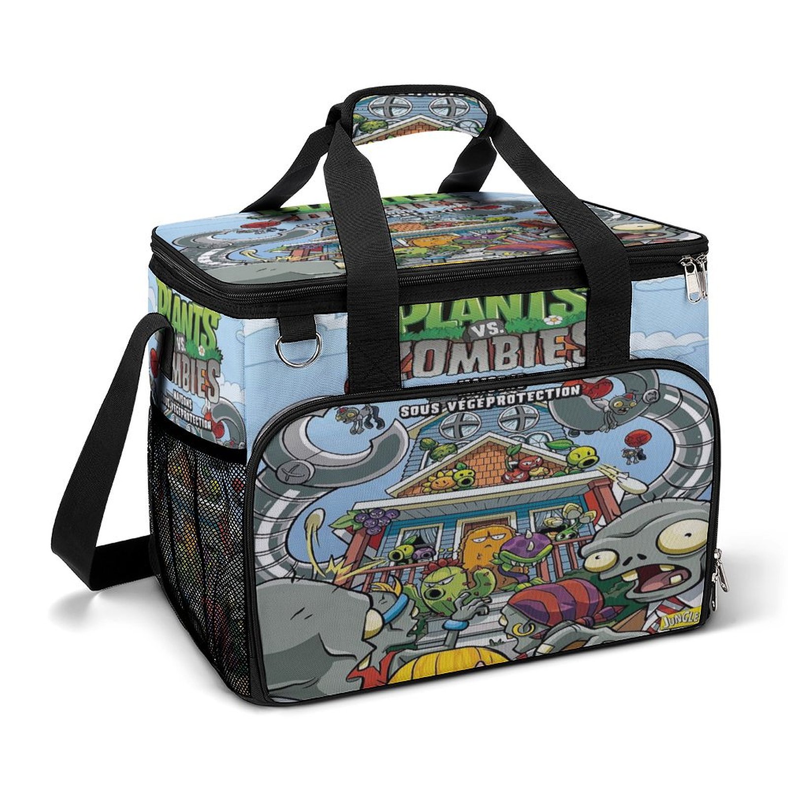 Plants Vs Zombies Portable Lunch Bag Insulated Lunch Box Reusable Lunch ...