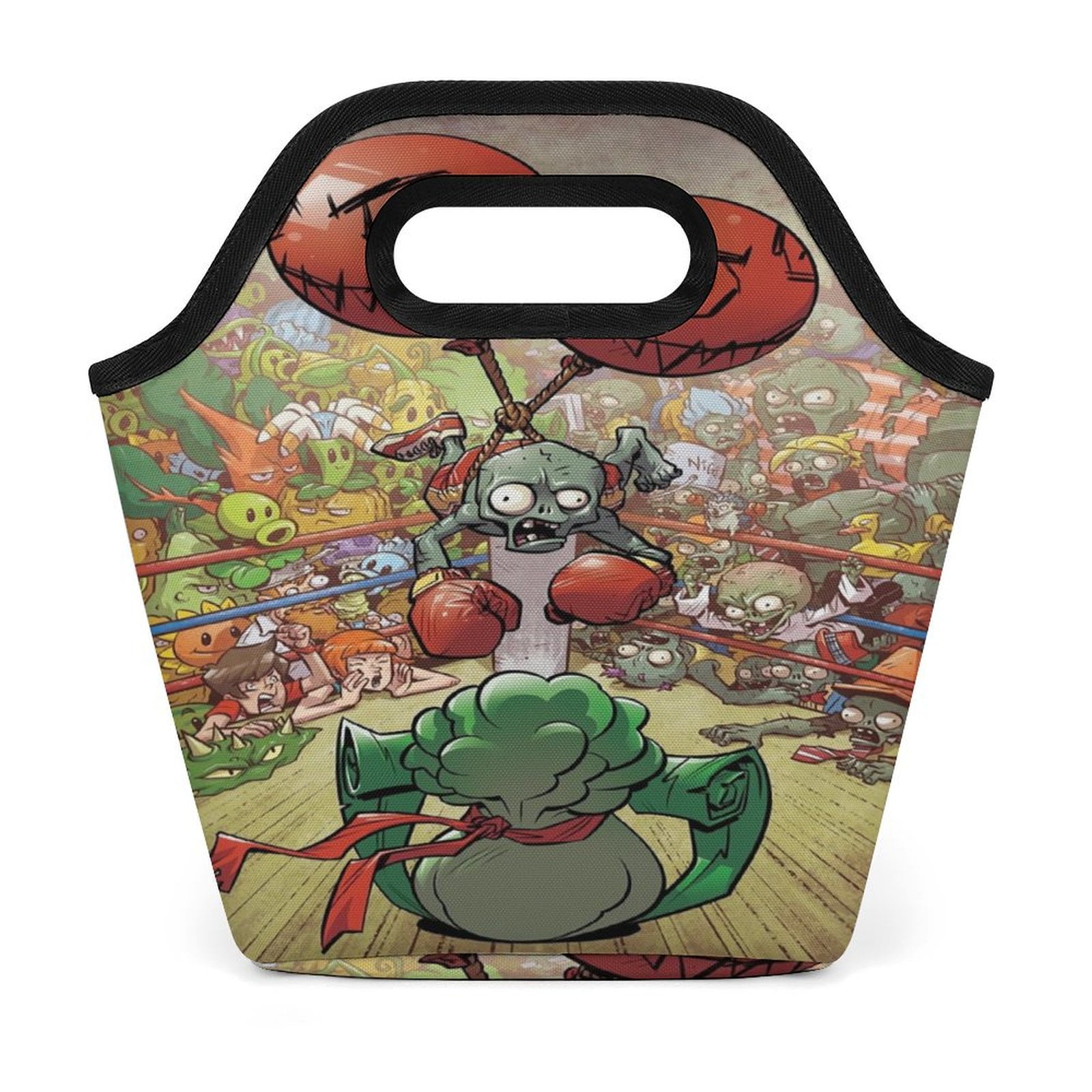 Plants Vs Zombies Portable Lunch Bag Insulated Lunch Box Reusable Lunch ...
