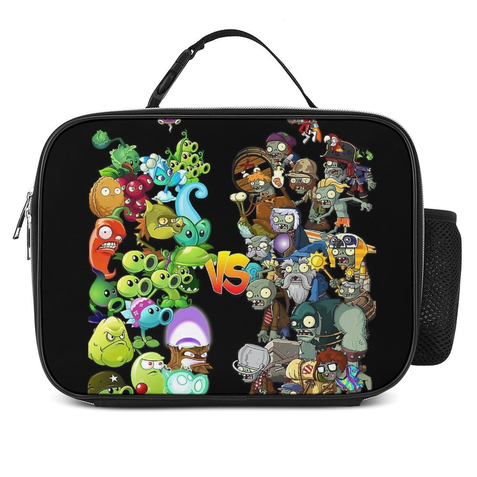 Plants Vs Zombies Portable Lunch Bag Insulated Lunch Box Reusable Lunch ...
