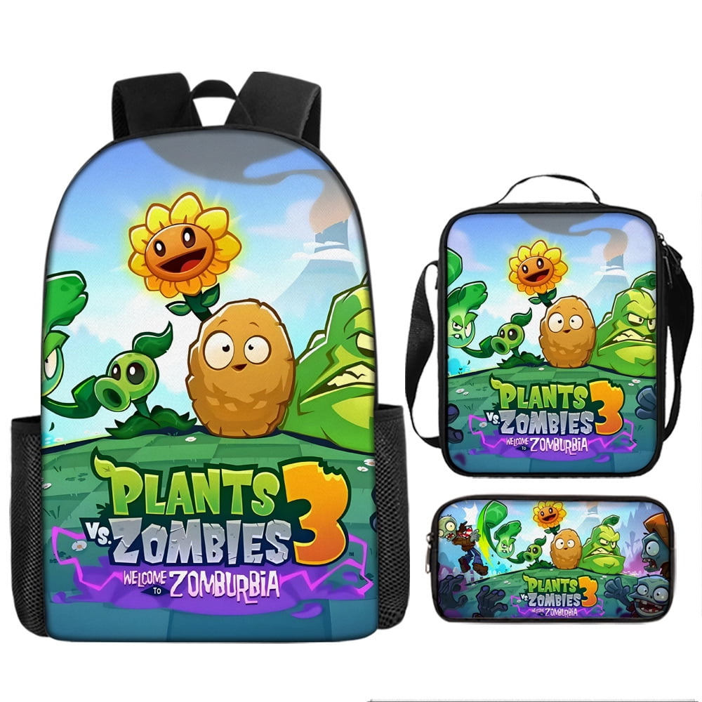 Plants Vs. Zombies Schoolbag, Men's and Women's Backpacks, Schoolbag ...