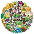 Plants Vs Zombies Set of 50 Themed Sticker Decal Set - Walmart.com