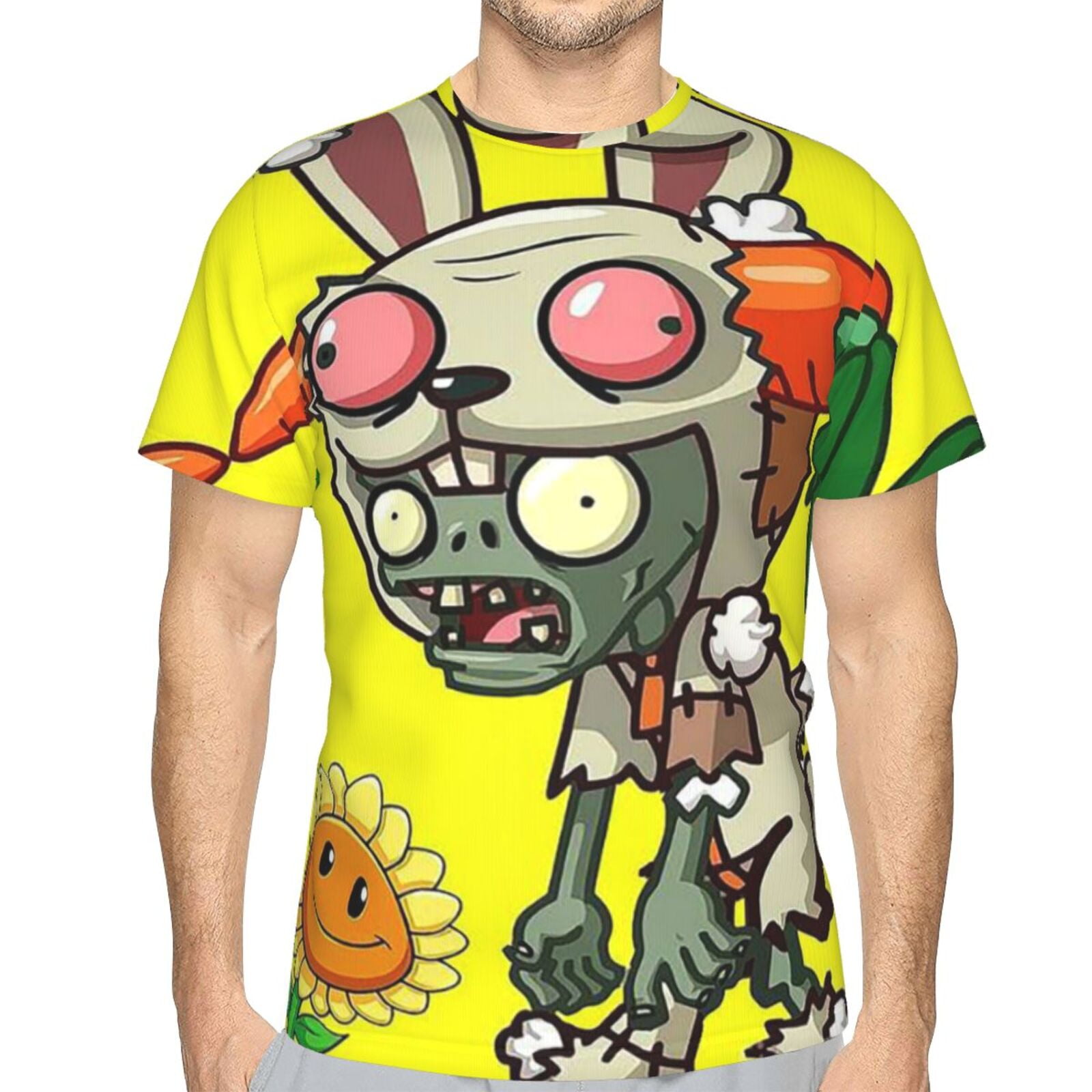 Plants Vs Zombies Shirt 3d Printed T Shirt Crewneck Short Sleeve Top ...