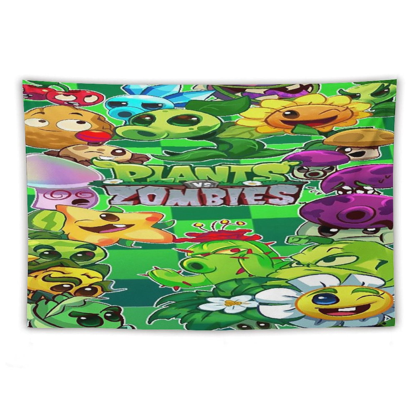 Plants Vs Zombies Tapestry Anime Poster Wall Hanging Art Decor For ...